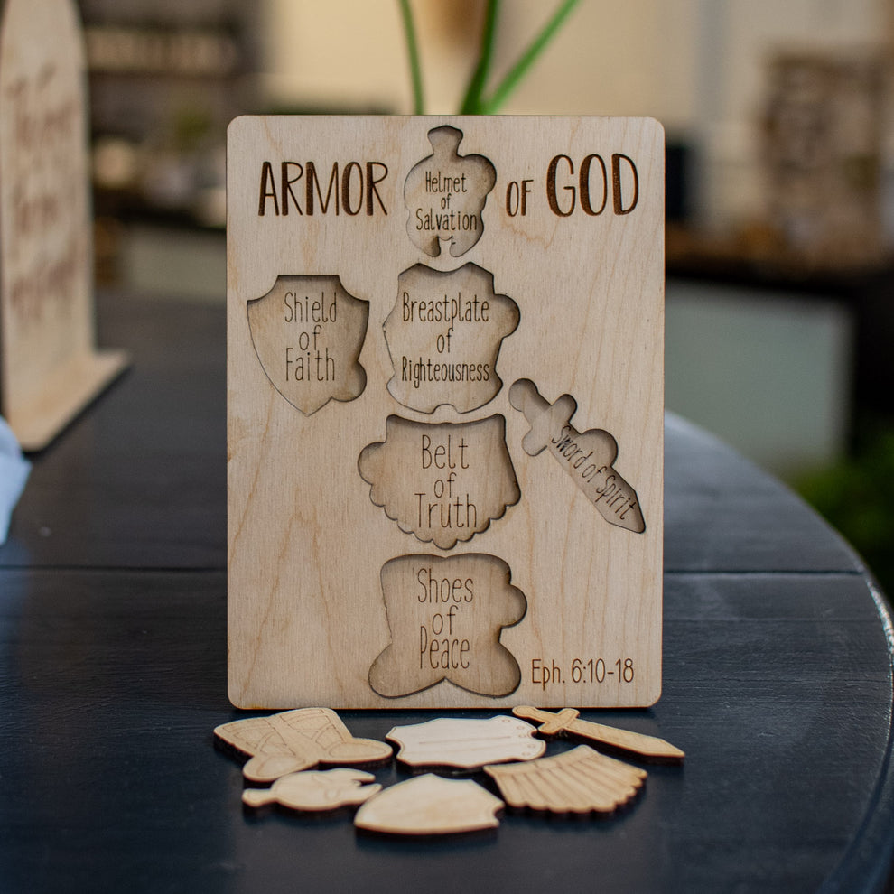 Armor of God Wood Puzzle – Still Magnolia